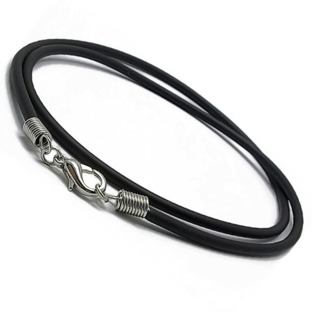 Jual Rantai Black Rope Chain - Aksesoris Fashion Rantai Pria | AsyikBelanja